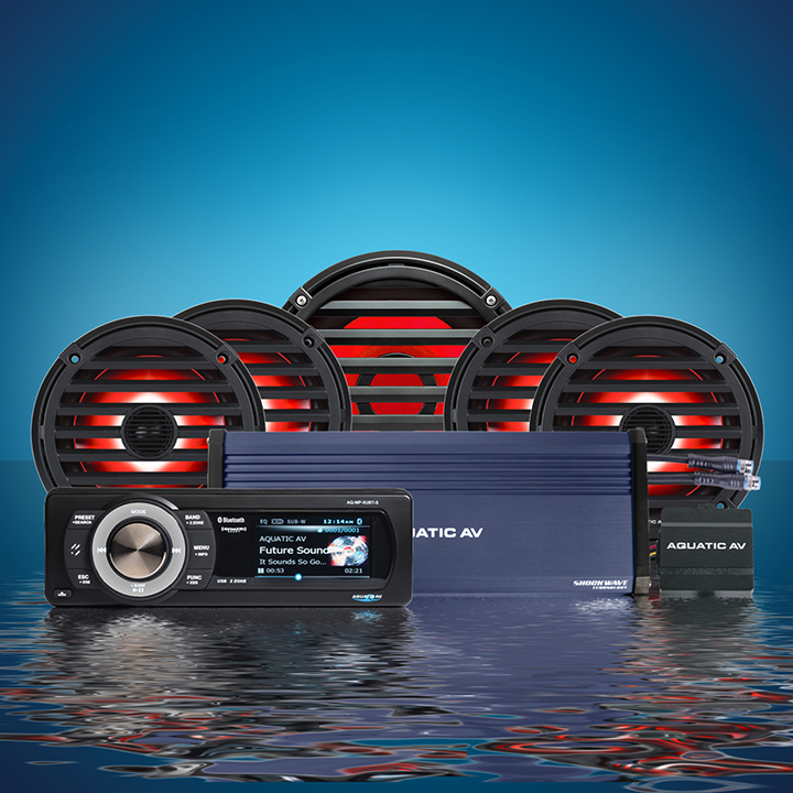 Save on Waterproof Sound Systems for Marine and Harley - Aquatic AV